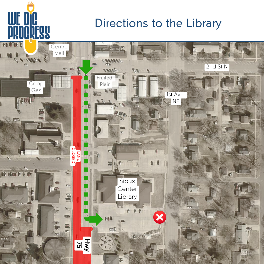Temporary Change to Sioux Center Library Access - Sioux County Radio