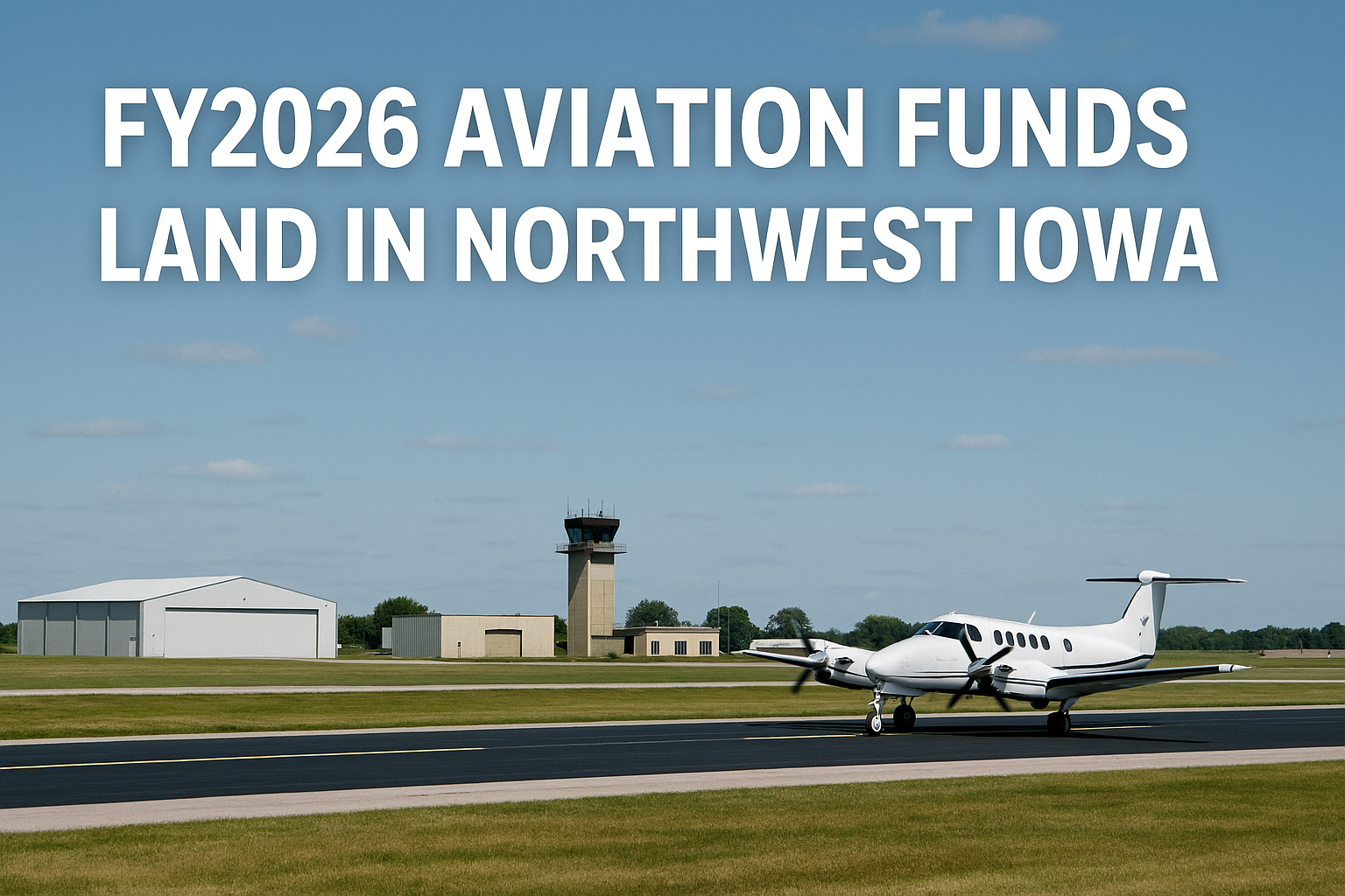 Northwest Iowa Airports Receive Infrastructure Boost - Sioux County Radio