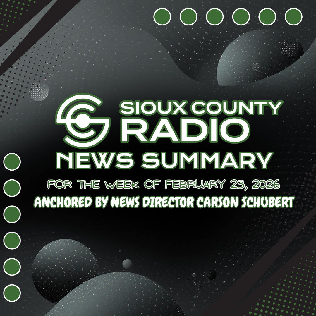 Sioux County Radio News Summary for the Week of February 23rd - Sioux ...